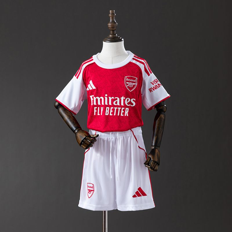 Kids Arsenal FC 2025-2026 home – WCFOOTBALLSUIT